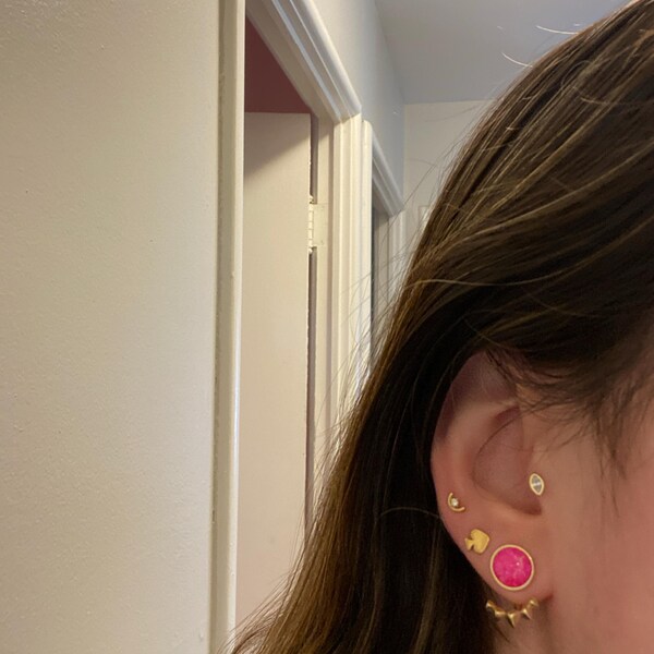 Vermeil Tarnish Proof Hypoallergenic CZ Stone Lariat Necklace - Etsy