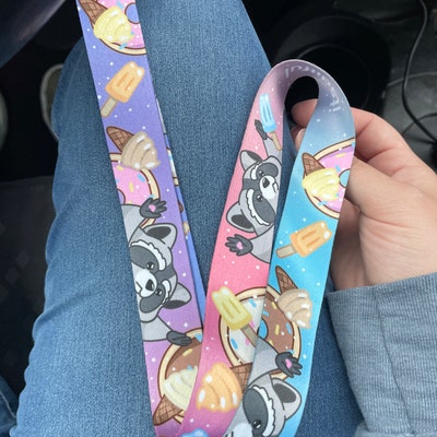 Wash Your Paws Raccoon Lanyard Lanyard, Cute Lanyard, Ice-cream Lanyard ...