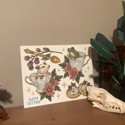 Teaset: Set of 3 Prints - Etsy