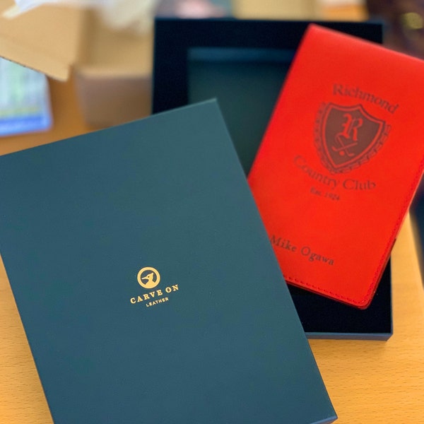 Personalized Yardage Book Cover - Etsy