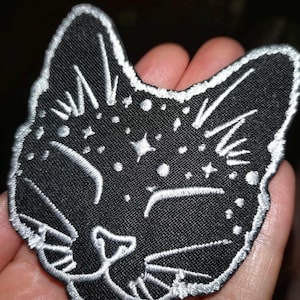 Skeleton Middle Finger Embroidered Patch / Vegan Adhesive / Gothic ...