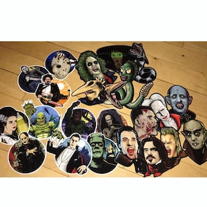 Classic Monsters Sticker Pack - Etsy