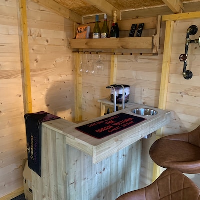 Rustic Drinks Rack, Wine, Vodka, Gin, Prosecco, Champagne, Drinks ...