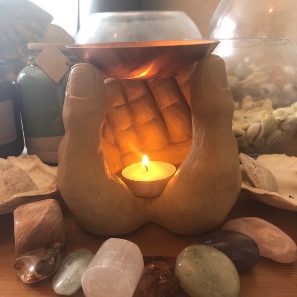 Unique Wax Warmer/handmade Oil Burner - Etsy