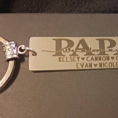 Papa WE LOVE YOU Keychain Papa Keychain Papa New Papa - Etsy