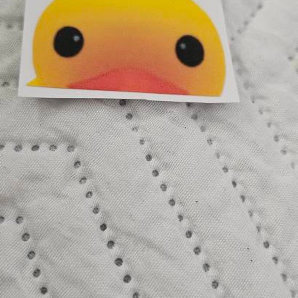 Duck Peeker Rear View Mirror/sun Visor Decal - Etsy