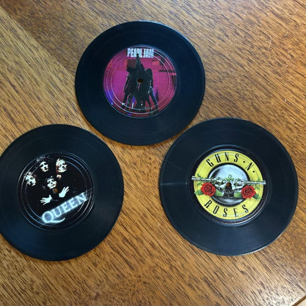 Vintage Record Coasters - Easy to Choose! Pick , Mix and Create Your ...