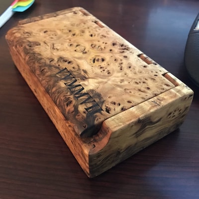 Walnut Small Jewelry Box Small Things Box Glasses Case - Etsy