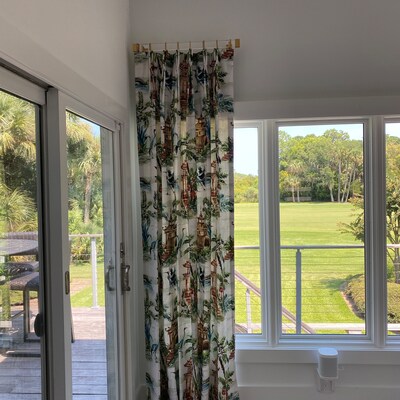 Traversing Channel Track 1.5 Inch Round Drapery Rod Set includes ...