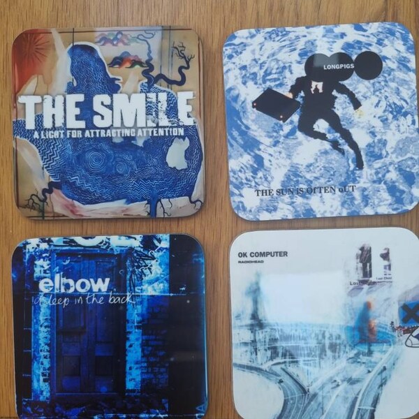 Your Favorite Album Cover Made Into a Wooden Coasters - Etsy UK