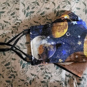 3D Face Mask With Around the Head Adjustable Elastics Limits | Etsy