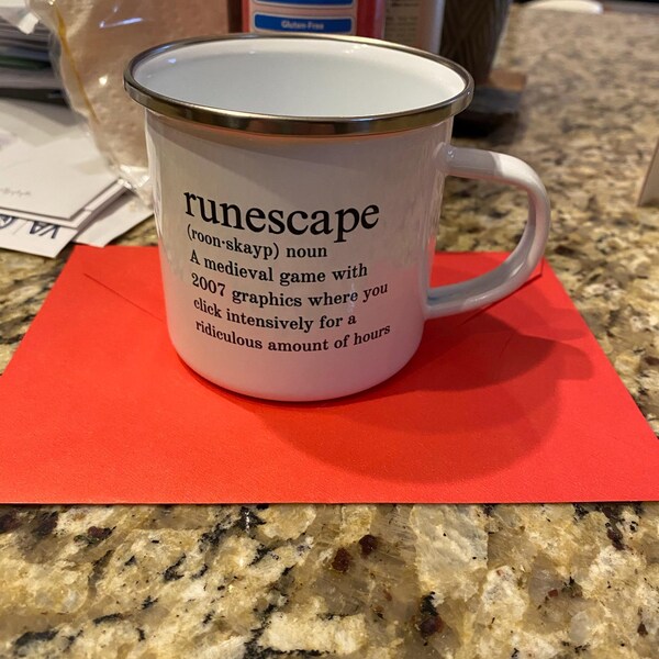 FUNNY Runescape Gift, Runescape Mug, Runescape Ironman, OSRS Ironman ...