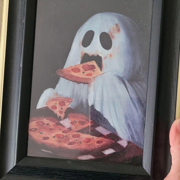 Not AI, Real Art PRINT - "omg Pizza" (1405) - Etsy