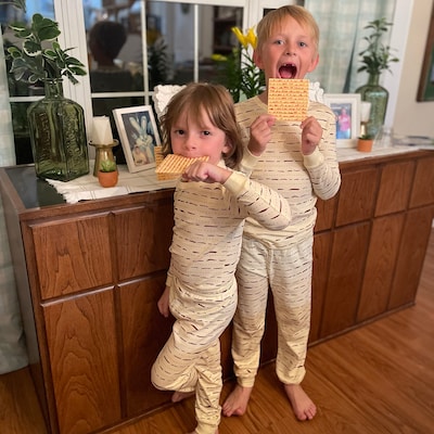 Kids Matza Pajamas for Passover Seder - Etsy