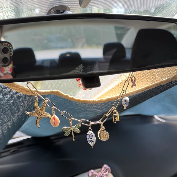 Make Ur Car Charms, Engravable Steering Wheel Chain, Car Ornament, Car ...