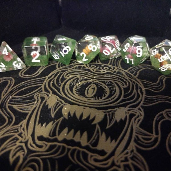 Arcane Fissure Metal Dnd Dice Set | for TTRPG Games Such as Dungeons ...