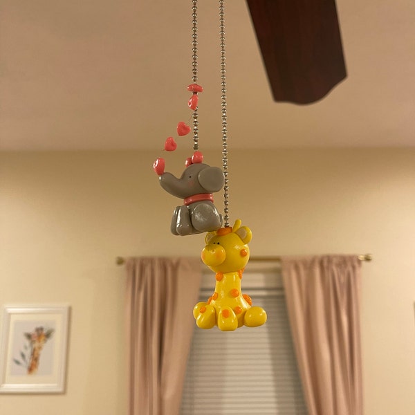 Elephant Pull Chain Light, Elephant Decorations, Decorative Fan Pull ...