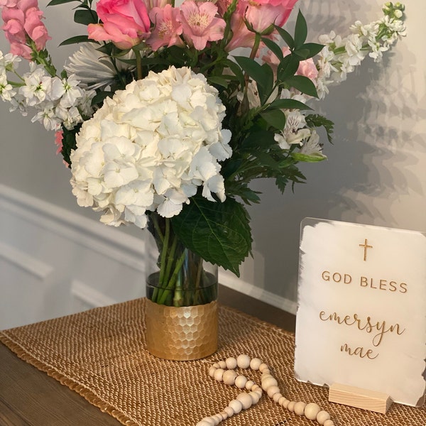 God Bless Acrylic Sign - Etsy