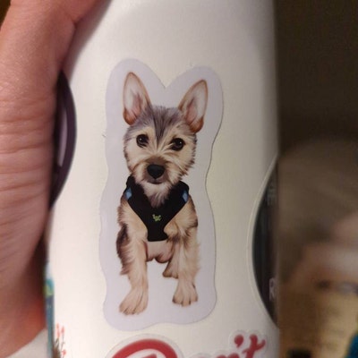 Personalized Dog Stickers Hand Drawn Custom Pet Sticker, Custom Dog ...