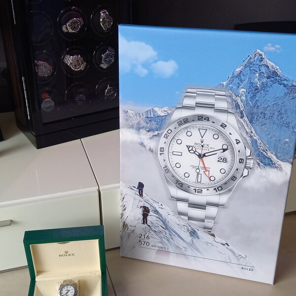 Omega Seamaster Ploprof 1200m Print. Bold Graphic Art on Canvas or ...
