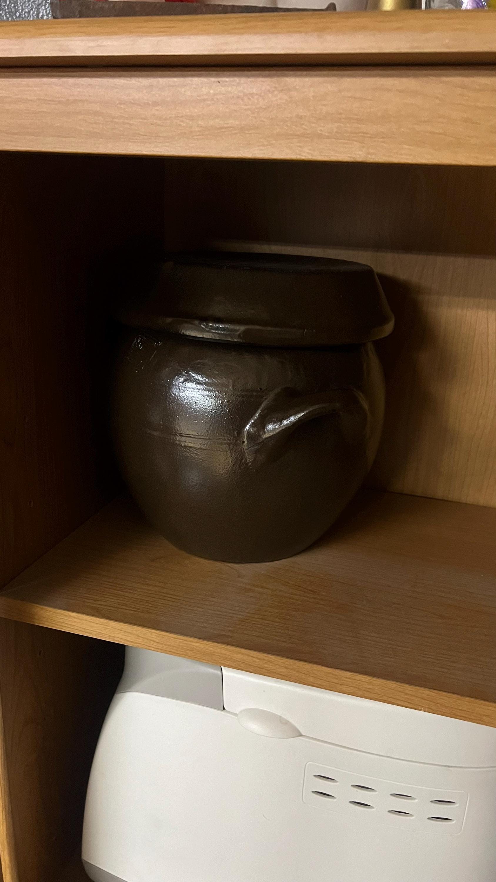 Handmade Korean Onggi Aging Fermentation Jar / Crock for Kimchi ...