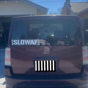 JDM With Kanji Lettering Side A Pillar Windshield Banner Decal ...