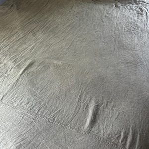 Chartreuse Green Linen Coverlet With or Without Filling Softened Linen ...