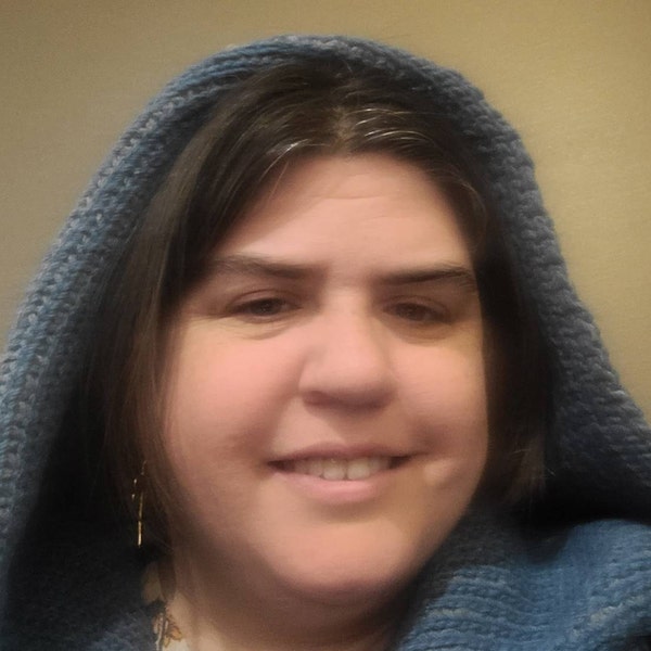 Handmade Skjoldehamn Hood Made of Vegan Wool Viking Druid Green and ...