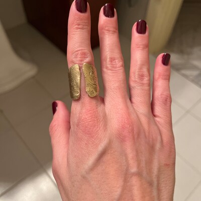 Silver Sand Texture Ring, Rustic Ring, Organic Ring, Original Ring ...