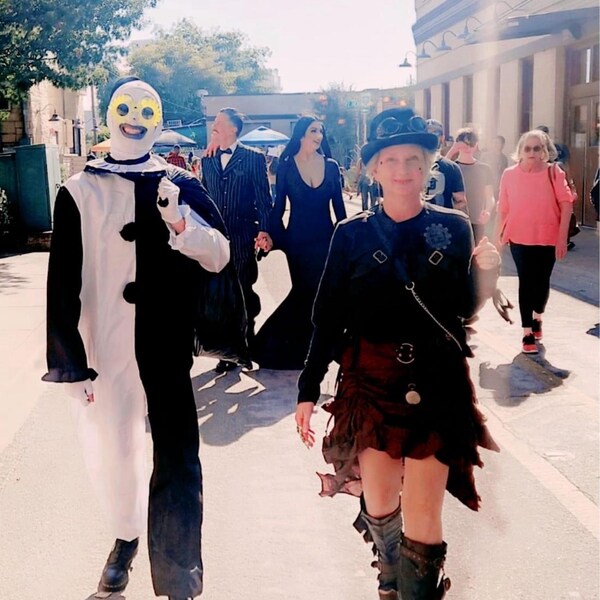 Terrifying Mime Clown Flower Sunglasses – Scary Yellow Flower Glasses ...