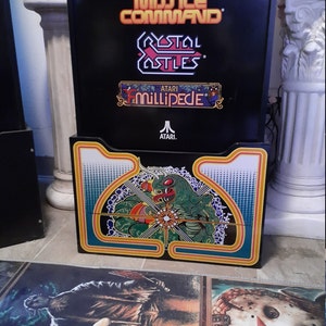 Centipede Arcade 1up Cabinet Riser Graphic Decal Sticker - Etsy