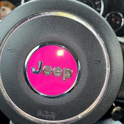 Chrome Jeep Emblem Sticker Decal, Wrangler JK, TJ, JL, Gladiator ...