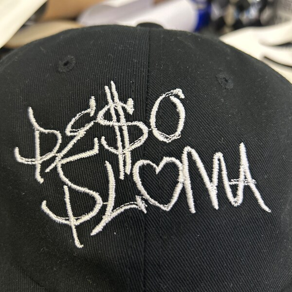 Peso Pluma Embroidery Design for Caps - Etsy