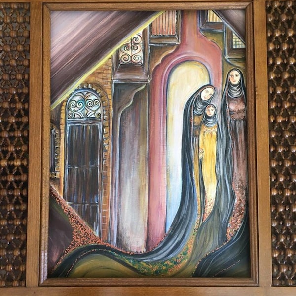 Original Iraqi Art. Acrylic on Canvas Board 25 by 30 Cm. Arabian Art ...