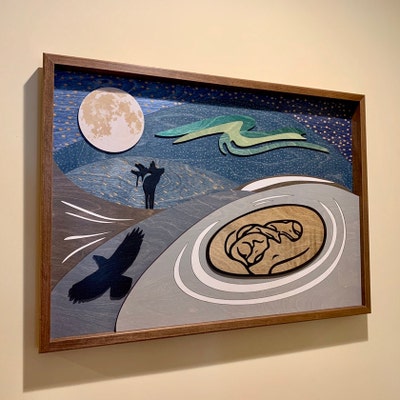 Black Cat in Window 3D Wood Shadow Box Handcrafted Scene / - Etsy