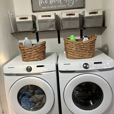 Laundry Sign, Laundry Room Decor, Laundry Room Sign, the Best Days End ...