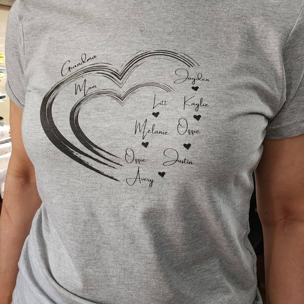 Custom Shirt With Family Name Last Name on Shirt Family Matching Shirt ...