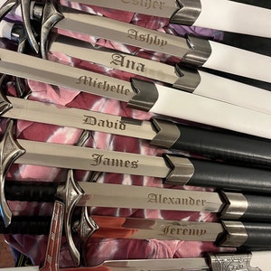 Monogram Sword, Custom Sword, Personalized Sword, Engraved Sword ...