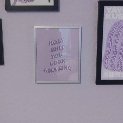 Pastel Pink Aura Poster Set of 3 Prints Positive Affirmation Printable ...