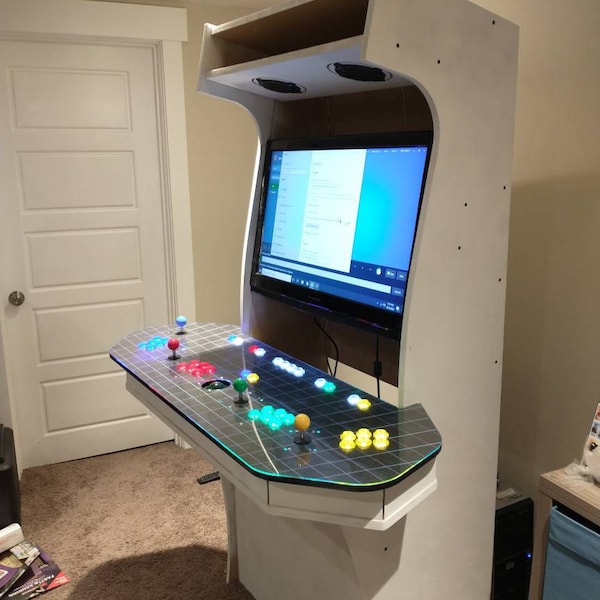 Upright Arcade Machine Design Plans Digital | 2 Player | 3/4" Material ...