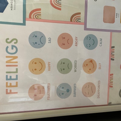 54321 Grounding Technique Poster Rainbow Grounding Printable Wall Art ...