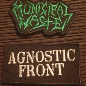 HYPOTHERMIA Embroidered Patch Trist Apati Lifelover Kall Happy - Etsy