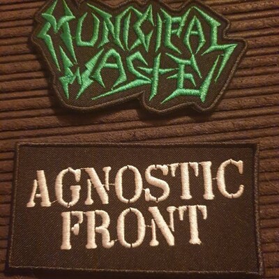 HYPOTHERMIA Embroidered Patch Trist Apati Lifelover Kall Happy - Etsy