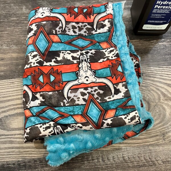 Cow Print Serape Western Rodeo Car Seat Cover - Etsy