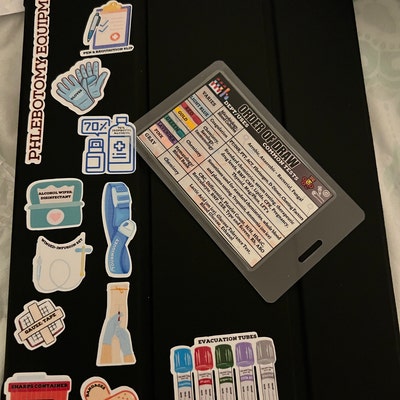 Phlebotomy PDF 6 Pages Study Guide plus 3 Free Extra Pages 9 Pages ...