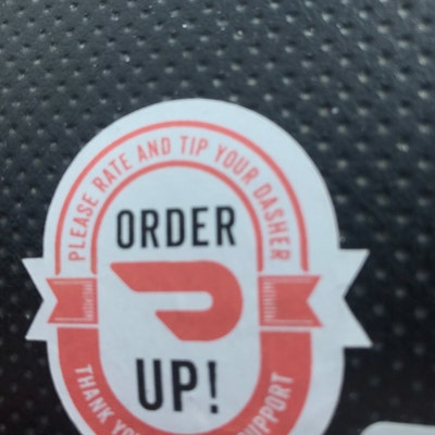Doordash Dasher Delivery Driver Stickers Bag Stickers Order up Stickers ...