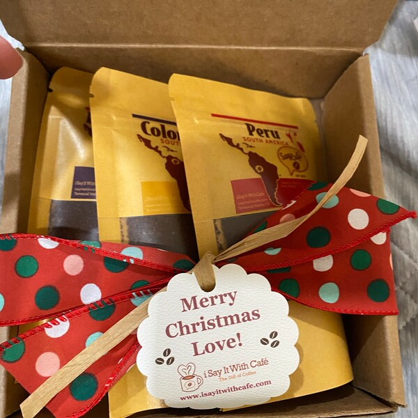 Friendship Coffee Care Package, Coffee Gift Box for Friend, Coffee Gift ...