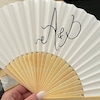 Personalised Paper Fans With Hand Lettering - Etsy