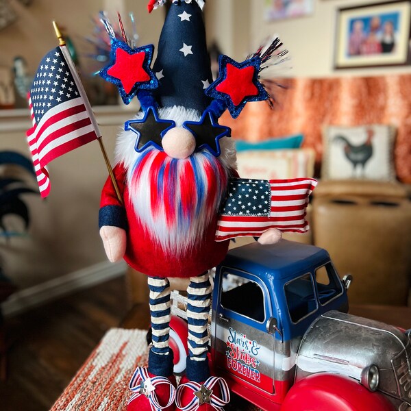 MINI Stuffed Fabric Flag/ Farmhouse Cottage American Mini Flags / Old ...