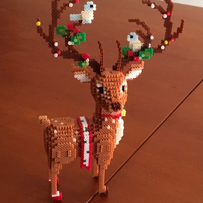 DIY Mini Mushroom 3D Perler Bead Pattern Tutorial - Etsy
